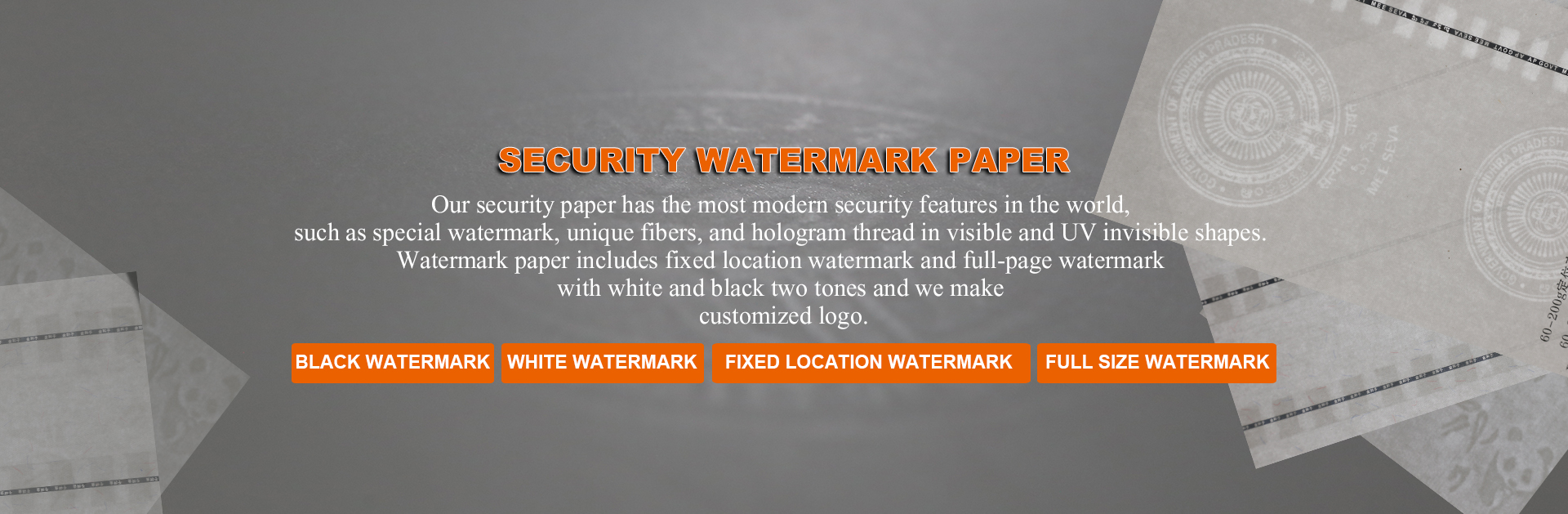 security watermark paper_fruit bag_YANTAI YINHAI PAPERMAKING CO.,LTD